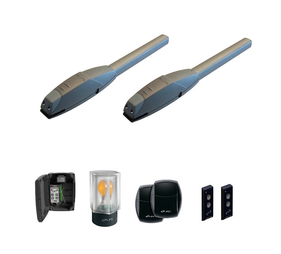 LIFE OP3 SkyLine UNI EASY KIT (Līdz 6m) Divviru veramo vārtu automātika ...