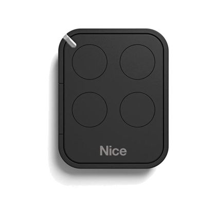 NICE FLO4 RE Vārtu automātikas tālvadības pults (melna), Pultis - Vārtu ...