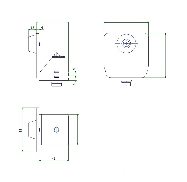 COMUNELLO Bīdāmo vārtu profila vāks MINI 21M-CG cinkots, Bīdāmiem ...